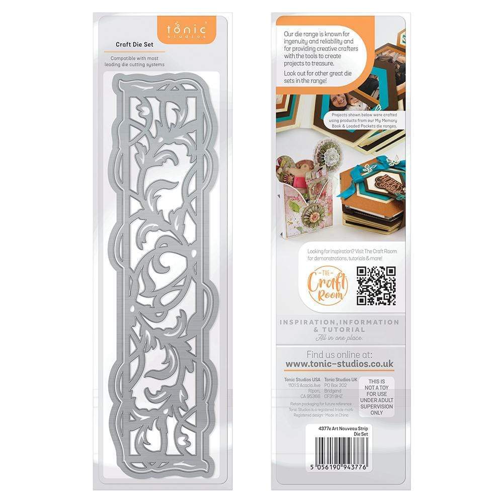 Tonic Studios - Art Nouveau Strip Die Set - 4377E – Tonic Studios ...