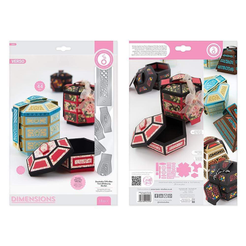 Tonic Studios - Stackable Tiffin Box - Tiers Of Beauty Die Set - 4249E ...